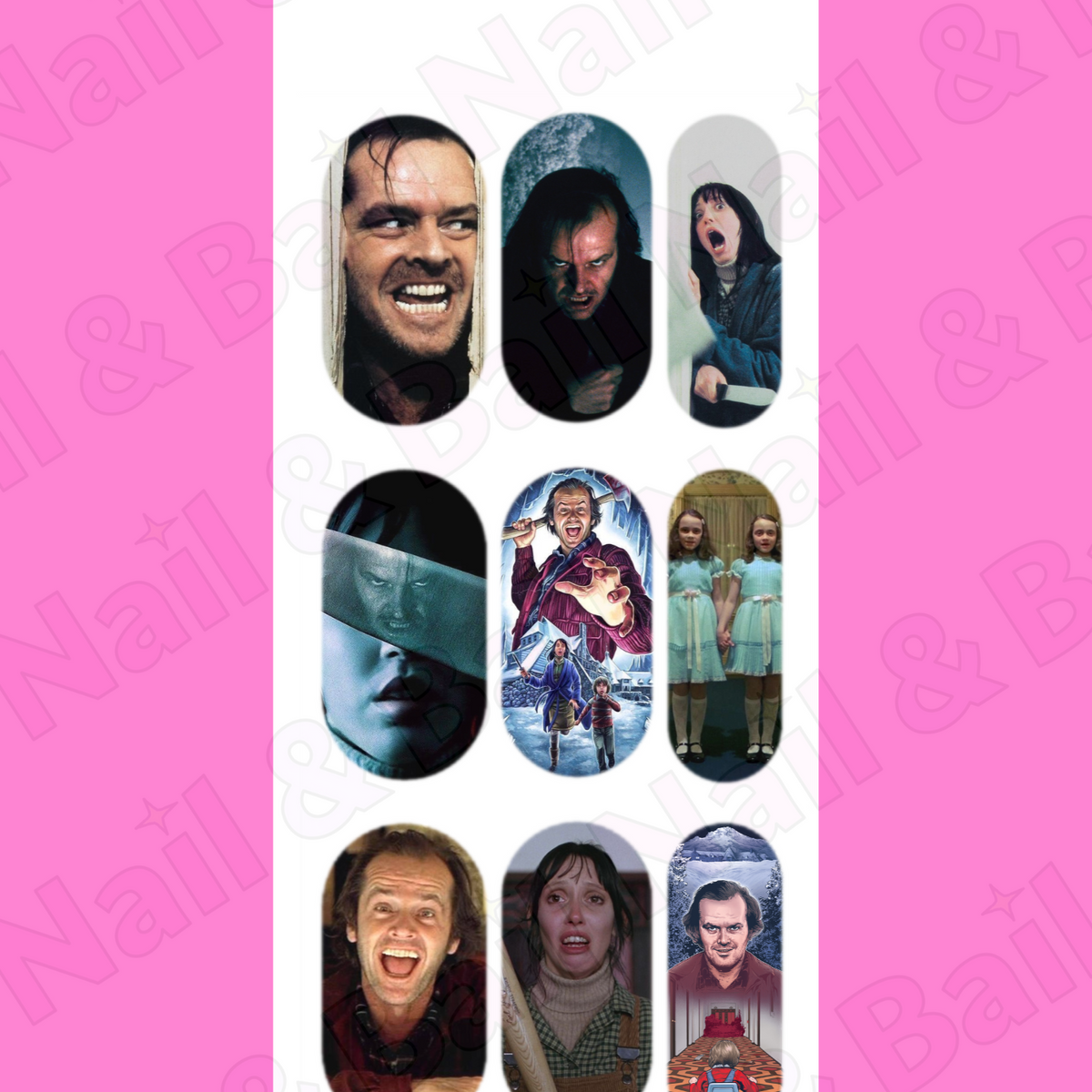 Redrum Nail Decals | Halloween Nail Decals | Nail & Bail