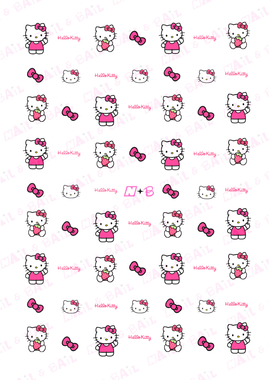Hello Kitty Decals – Nail & Bail